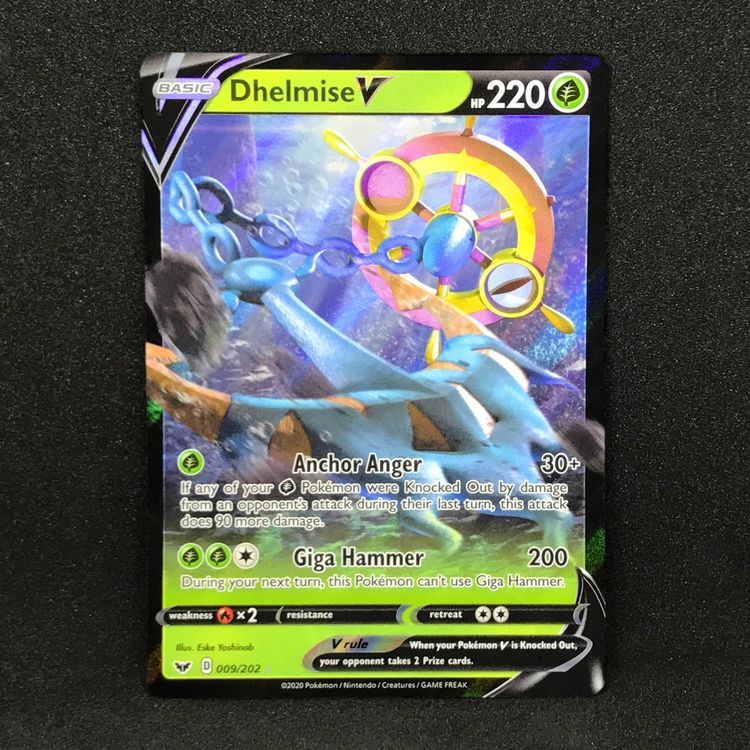 Dhelmise V - Carte Pokemon Karte N° 009 (Sinistrail/Moruda) (Neu ...