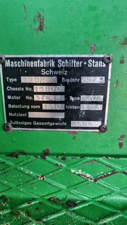 Schilter LT 1 (Gebraucht) in Saland für CHF 2700 – nur Abholung auf ...
