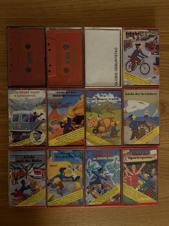 Alte Globi Kasetten (12 Stk.) (Gebraucht) in Bern für CHF 30 – mit Lieferung auf Ricardo kaufen