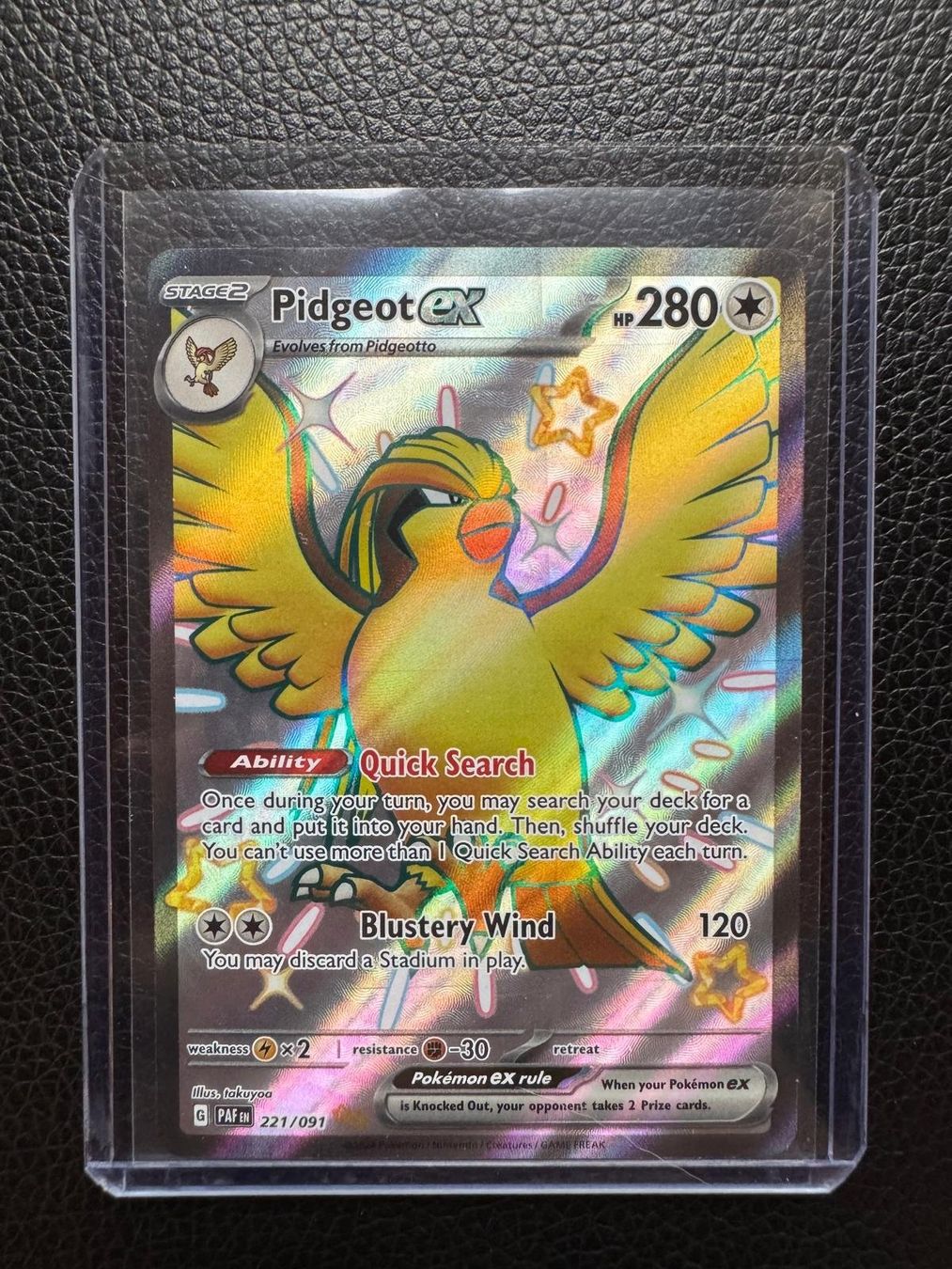 Pidgeot ex | Ultra Rare | PAF 221/091 | EN (Gebraucht) in Spreitenbach ...