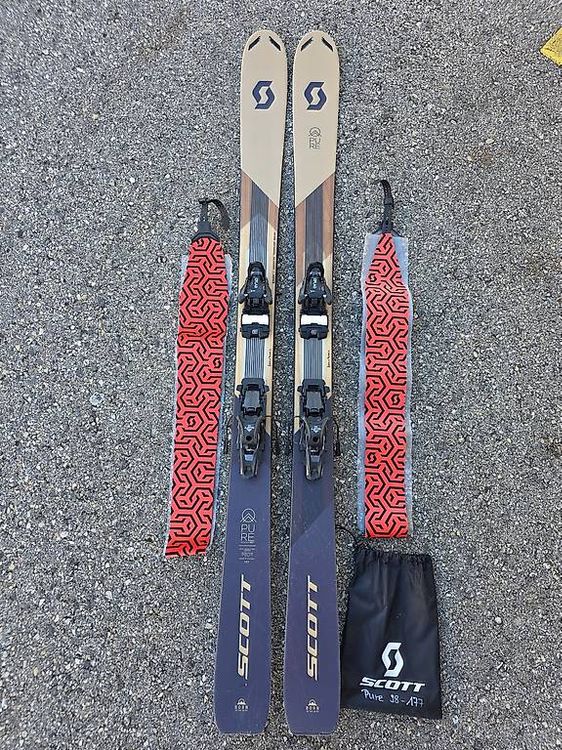 Set de skis de randonnes Scott Pure 1m77 + peaux (D'occasion) à Sugiez ...