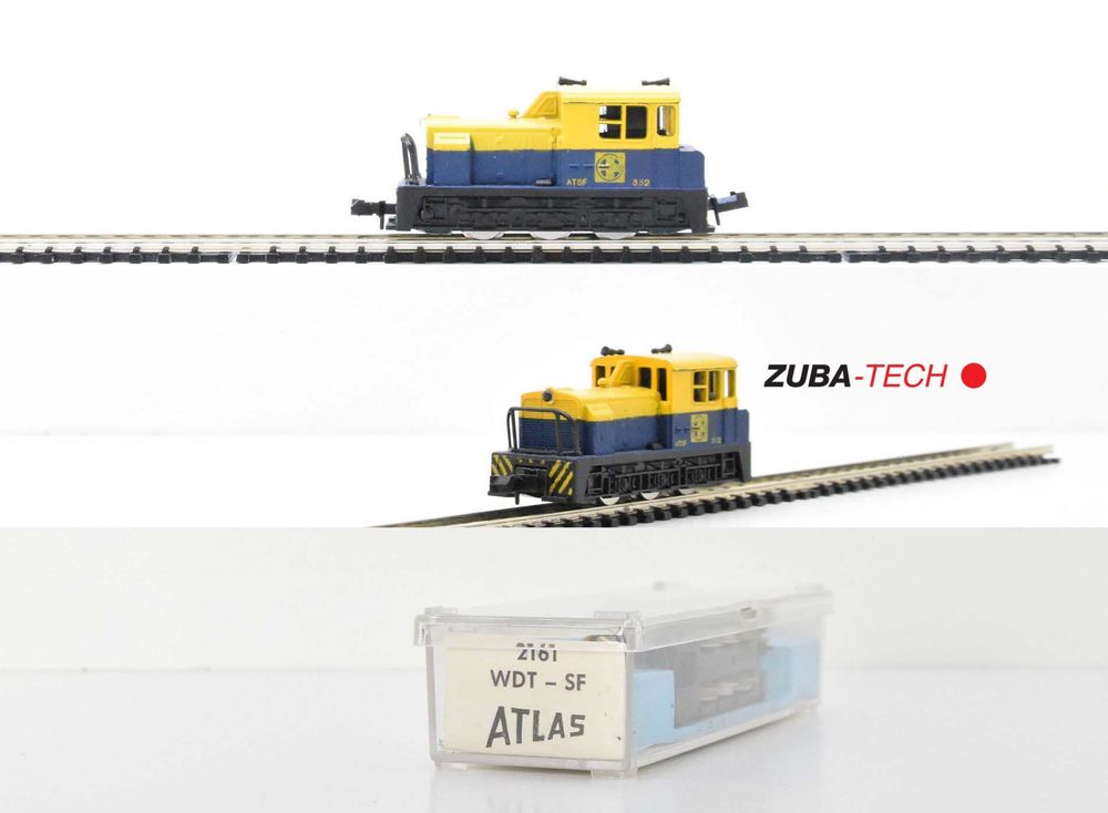 Atlas 2195 Diesellok ATSF Spur N Analog GS mit OVP (Gebraucht) in St. Gallen für CHF 18 – mit ...