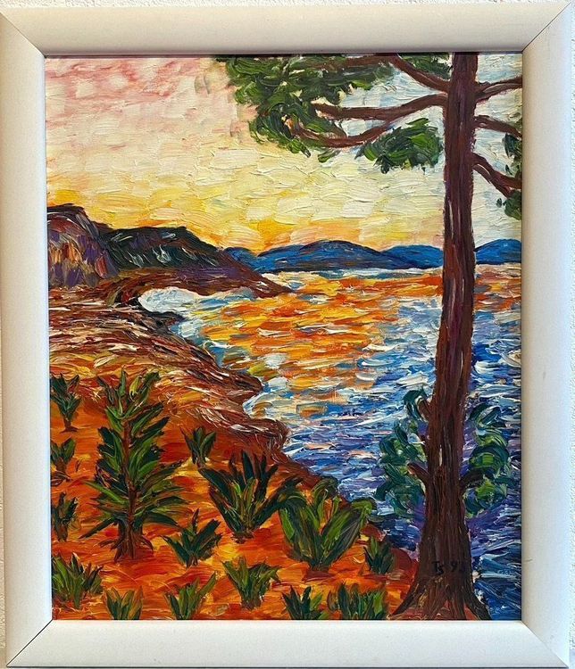 Sonnenuntergang (Ölgemälde) Nr. 13 (Gebraucht) in Unterlunkhofen für CHF 40 – mit Lieferung auf ...