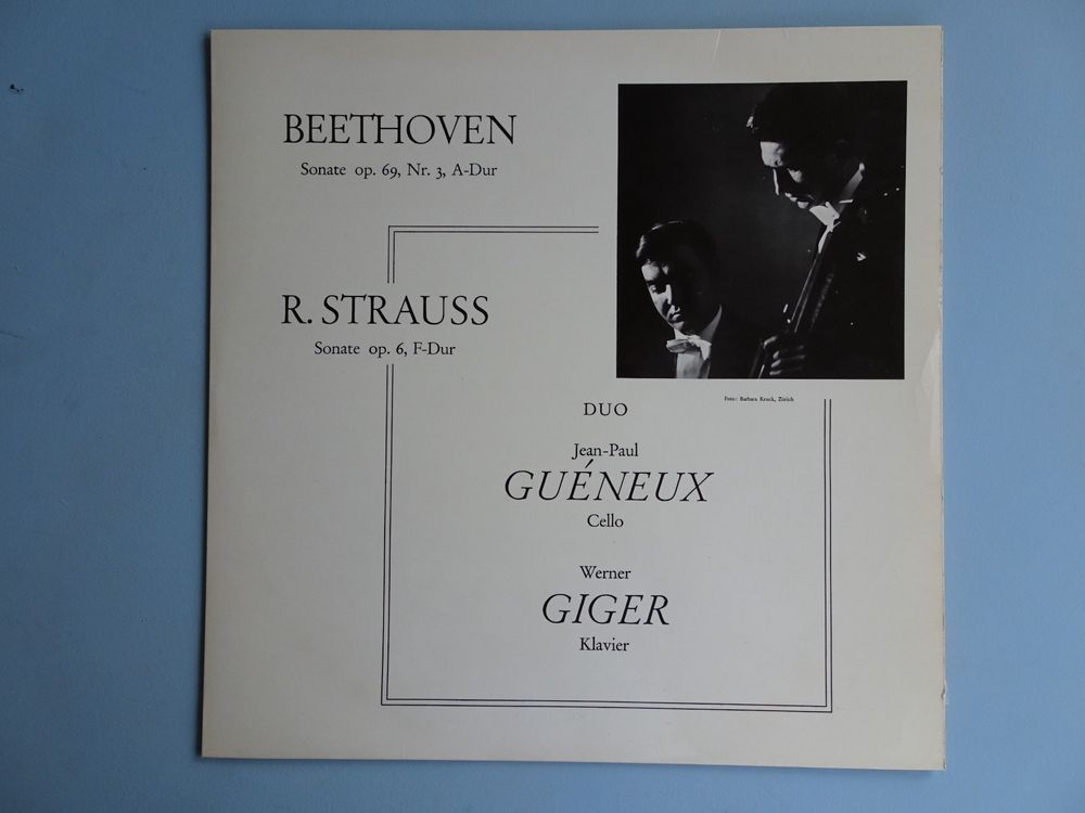 Jean-Paul GUENEUX - Werner Giger - Recital - WIDMUNG !! (Gebraucht) in ...