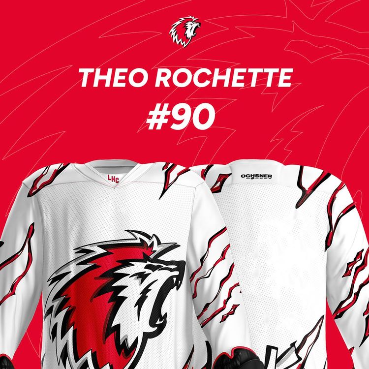 #90 Théo Rochette - Maillot d'échauffement 2023-24 | Acheter sur Ricardo