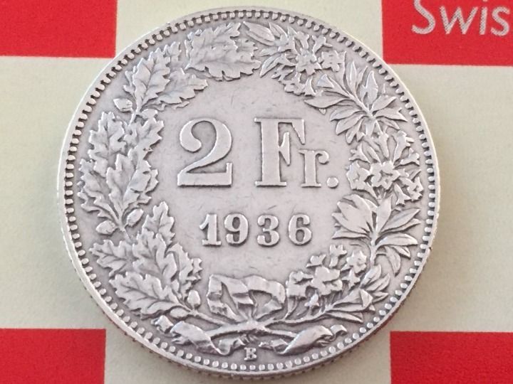 2 Franken 1936 ss-vz, selten nur 0,25 Mio! (Gebraucht) in Elsau für CHF 15.8 – mit Lieferung auf ...
