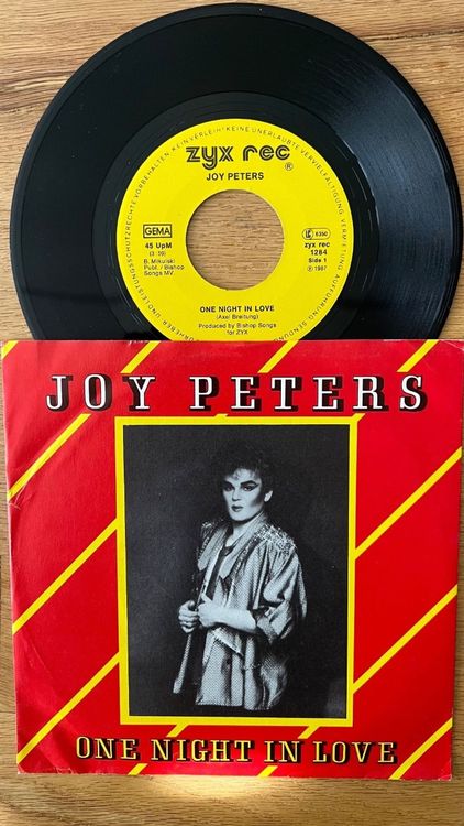 Joy Peters - One Night In Love / 1. D-Press. 1987 - TOP (Gebraucht) in ...