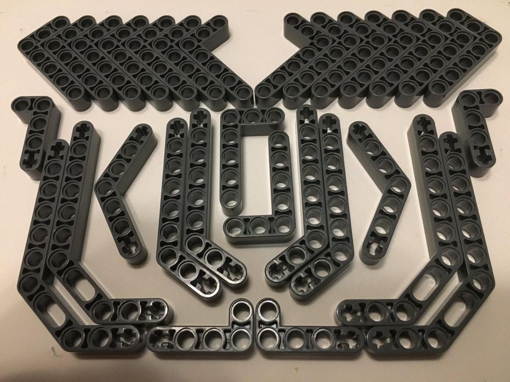 Lego*Technik*30*Winkel-Lochbalken*dunkelgrau*M13* (Gebraucht) in Wald ...