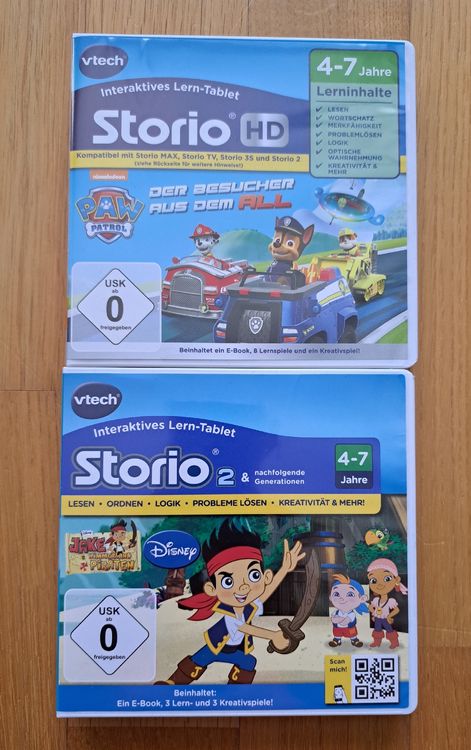 vtech Storio Max Spiele Paw Patrol+Jake Nimmerland (Gebraucht) in für ...