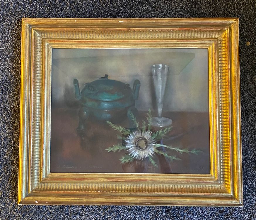 Antikes Pastell-Ölgemälde Judith Schmid L'Eplattenier | Kaufen auf Ricardo