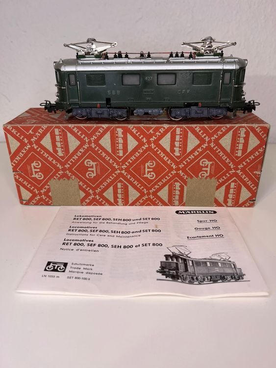 Locomotive Märklin H0 RET 800 (3014)BR Re 4/4 | Kaufen auf Ricardo