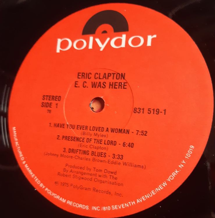 Eric Clapton E.C. was here (Gebraucht) in Herznach für CHF 6 – mit Lieferung auf Ricardo kaufen