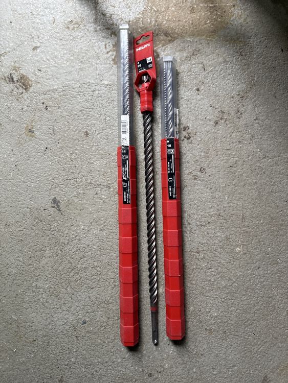 Hilti Bohrer Set TE-CX 14/16/18mm - Nagelneu im Koffer! (Neu und ...