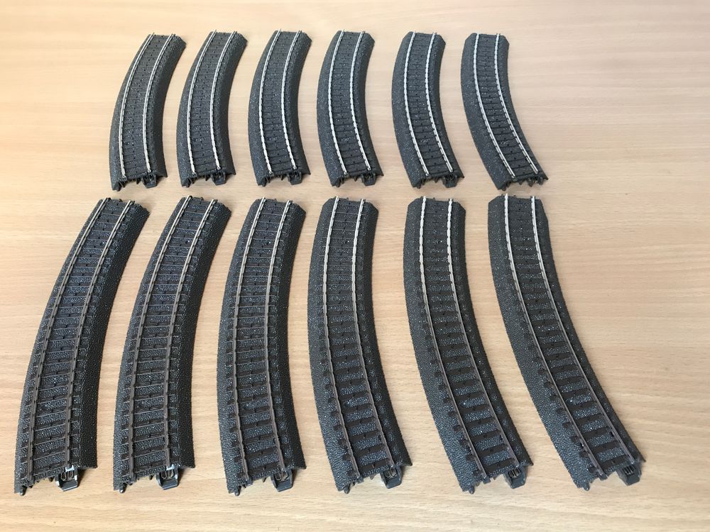 12 x Märklin gebogenes C-Gleis 24130 | Kaufen auf Ricardo