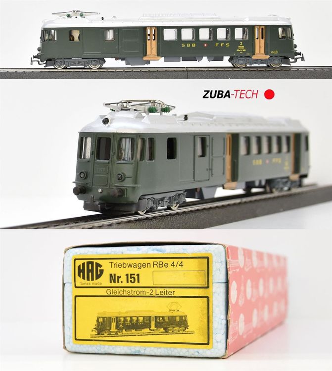 HAG 151 Triebwagen RBe 4/4 SBB H0 GS OVP (Gebraucht) in St. Gallen für CHF 86.5 – mit Lieferung ...