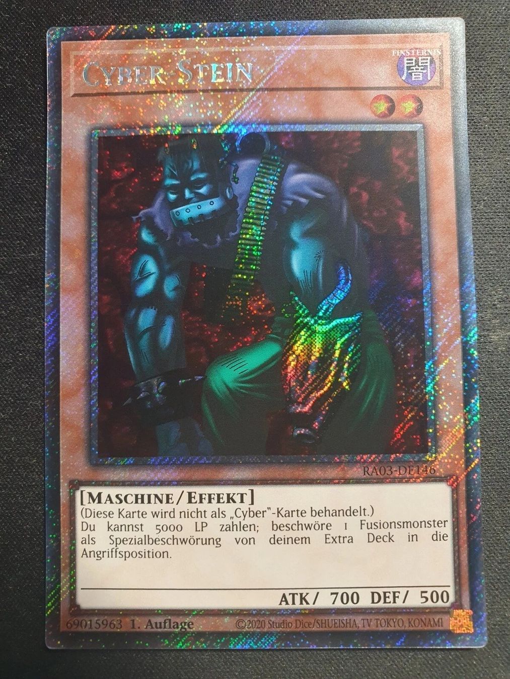 Yu-Gi-Oh! RA03-DE146 Cyber-Stein Platinum (Neu und originalverpackt) in ...