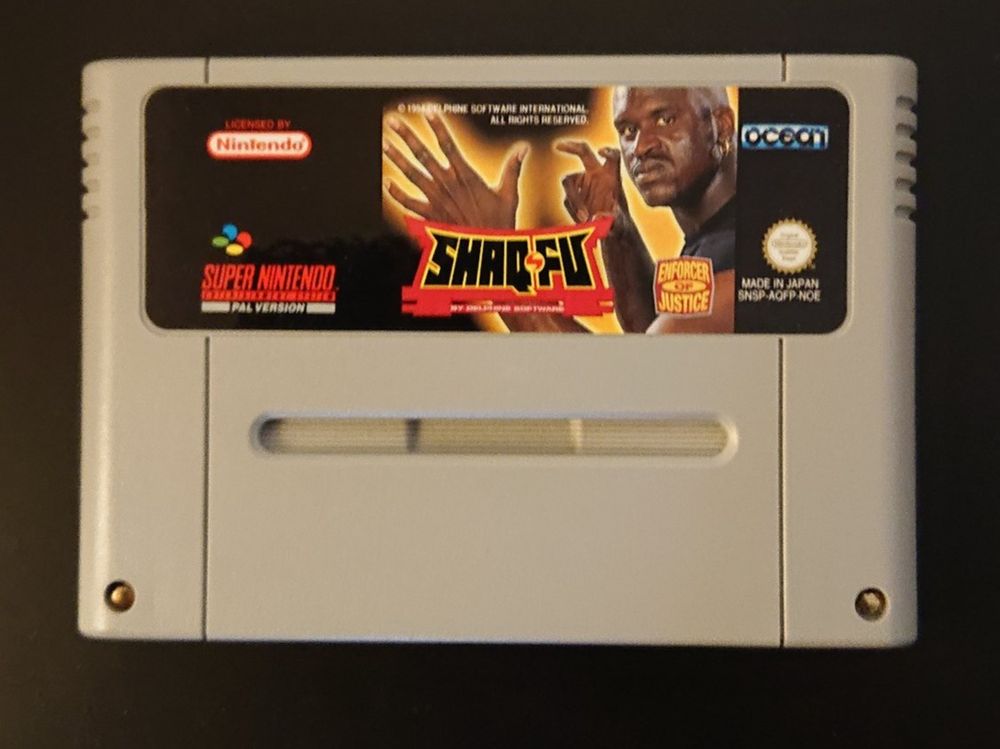 Super Nintendo SNES - Shaq Fu SHAQ-FU - PAL NOE - Modul | Kaufen auf ...