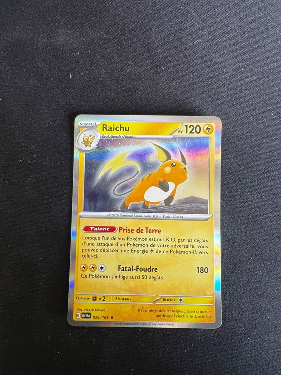 Raichu 026/165 Pokémon 151 français | Kaufen auf Ricardo