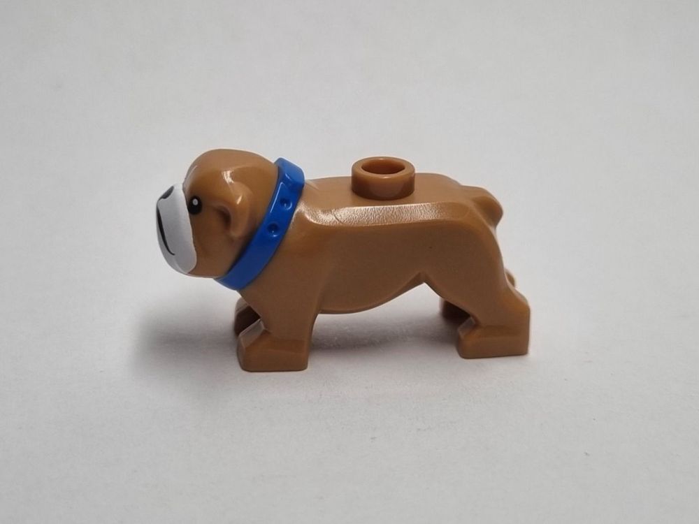 LEGO 65388pb02 Medium Nougat Dog, Bulldog with Black Eyes | Kaufen auf ...