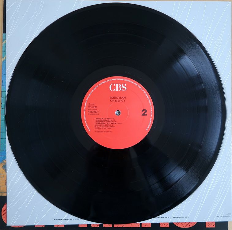 BOB DYLAN - OH MERCY (LP M-) (Gebraucht) in Hedingen für CHF 12 – mit ...