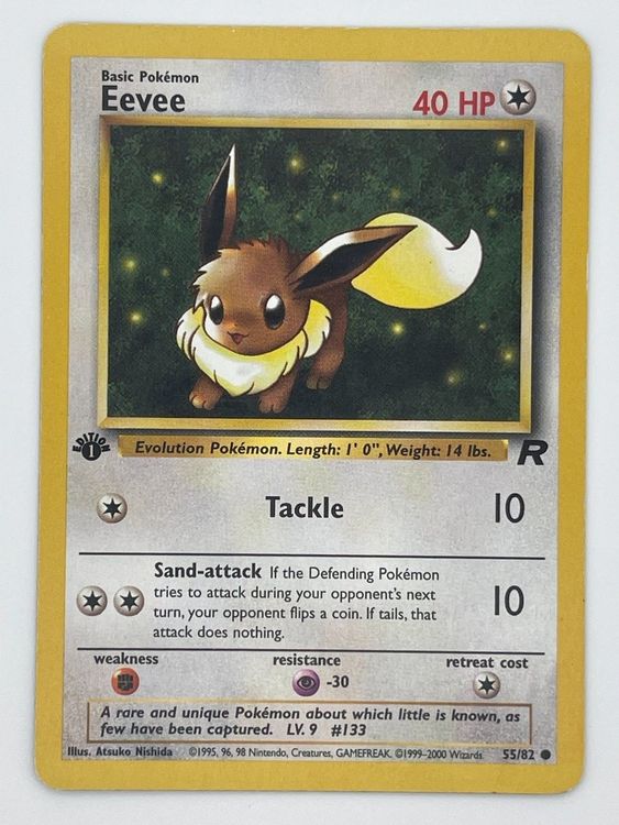 Eevee 55/82 Pokémon Team Rocket 1.Edition | Kaufen auf Ricardo