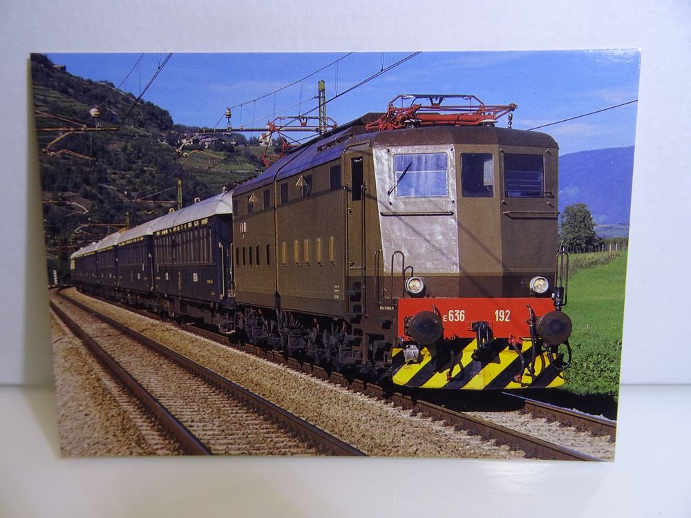 Postkarte Italien FS 636 192 Lokomotive vor "Pullman Zug". | Kaufen auf Ricardo