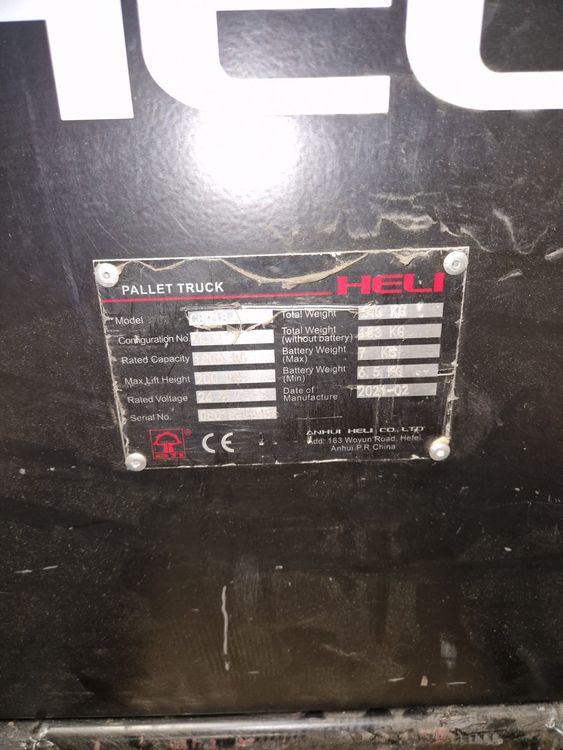 Elektro Hubwagen Heli DC 18 (Gebraucht) in Fraubrunnen für CHF 1000 ...