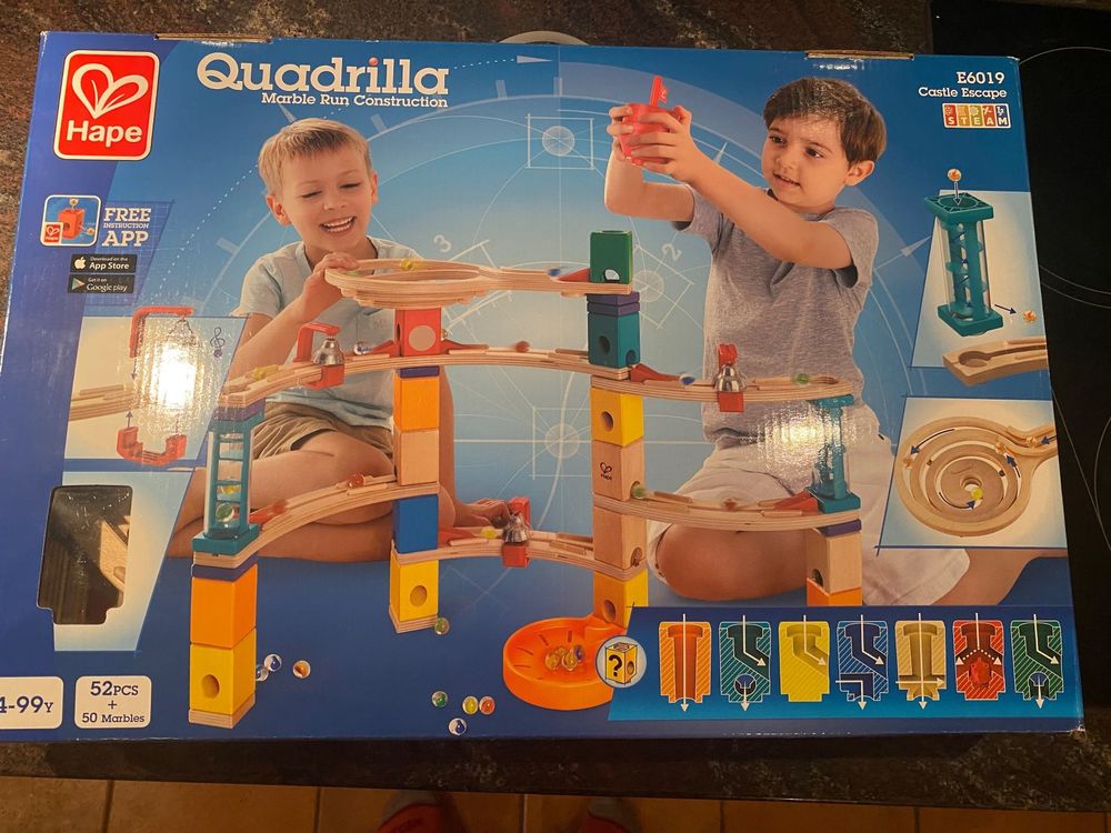 Quadrilla Castle Escape Murmelbahn, HAPE, Top Zustand (Gebraucht) in ...