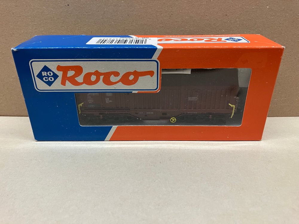 Roco 46284 Teleskophaubenwagen braun der DB, H0 GS | Kaufen auf Ricardo