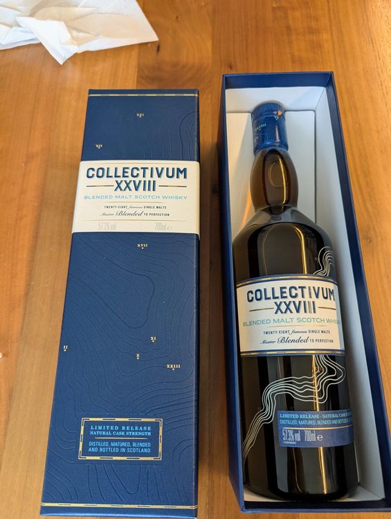 Whisky COLLECTIVUM XXVIII 28 famous SINGLE MALTS 57.3% 0.7l (Neu und ...