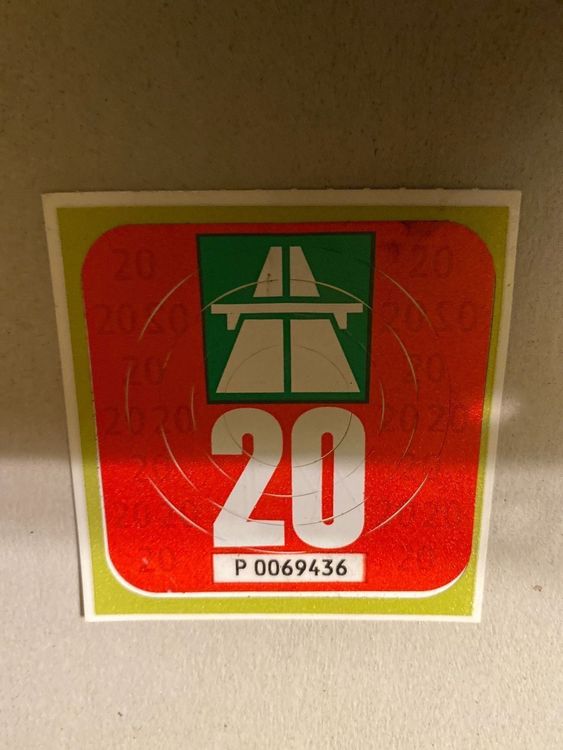 Autobahn vignette 2020 zum Sammeln (Neu (gemäss Beschreibung)) in Dietikon für CHF 3 – mit ...