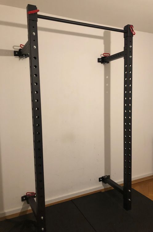 Foldable Power Rack mit Dip Barren und Spotter Arms (Gebraucht) in ...