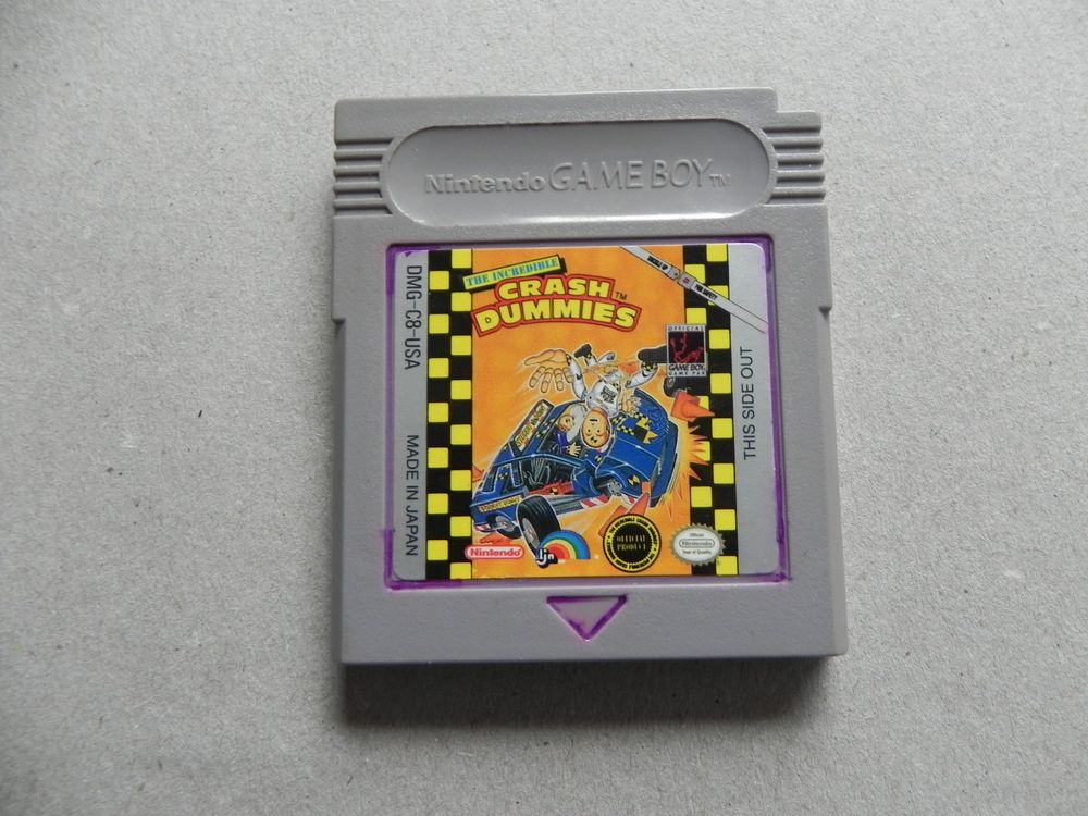Nintendo Gameboy Game Boy Spiel Crash Dummies (Gebraucht) in Siebnen ...