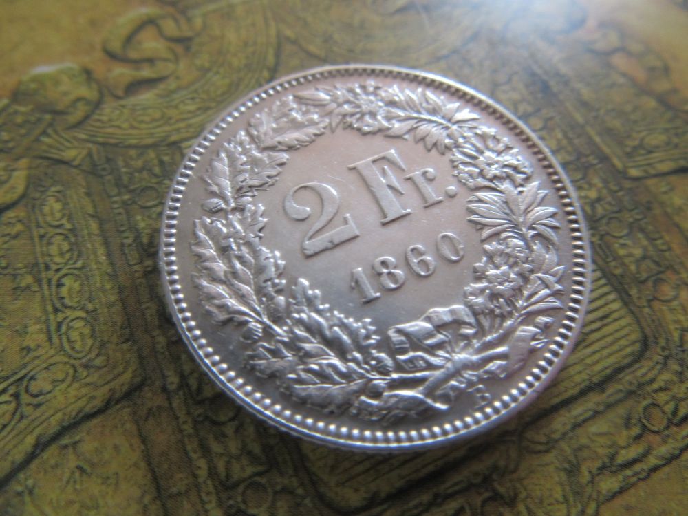 2 FRANKEN 1860 SCHWEIZ AG 900 SILVER TOP MAGNIFIQUE | Kaufen auf Ricardo