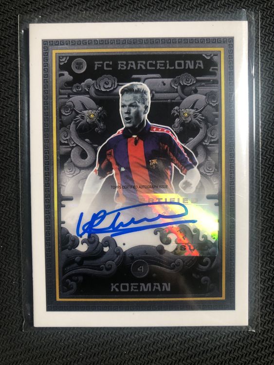 Topps Fc Barcelona Ronald Koeman Autogramm (Gebraucht) in Wangenried ...