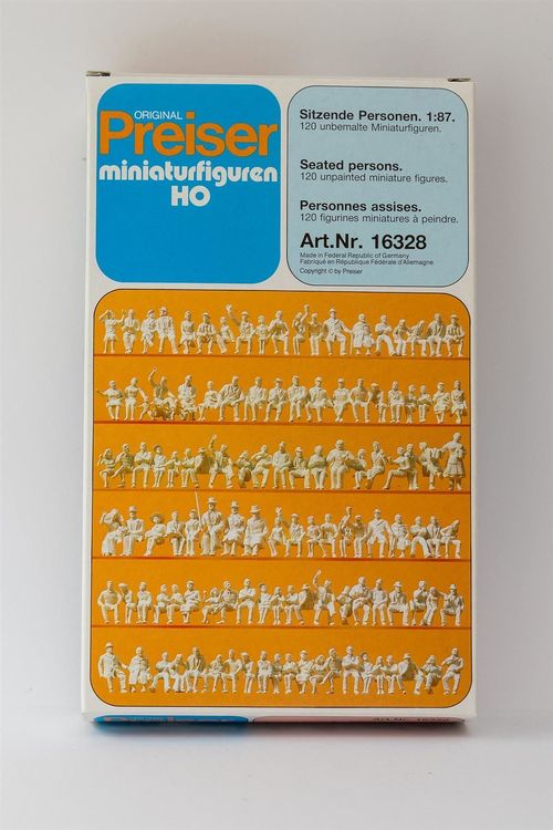 PREISER H0 16328 Sitzende Personen NEU (Neu (gemäss Beschreibung)) in ...