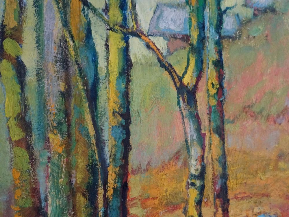 Top Gemälde Ölbild Armin Schwarzenbach Öl auf Jute Leinwand | Kaufen auf Ricardo