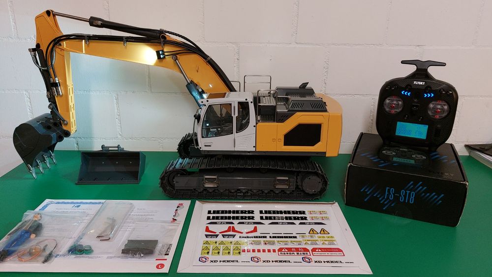 RC Bagger XD945 5fach Hydraulik mit Licht und Sound, RTR/NEU | Acheter sur Ricardo