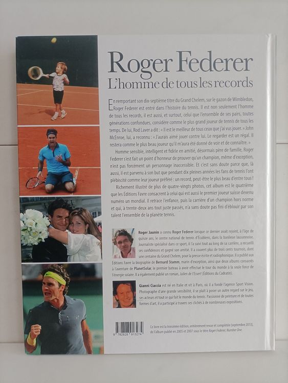 Roger Federer – L’homme de tous les records / Roger Jaunin / (D ...