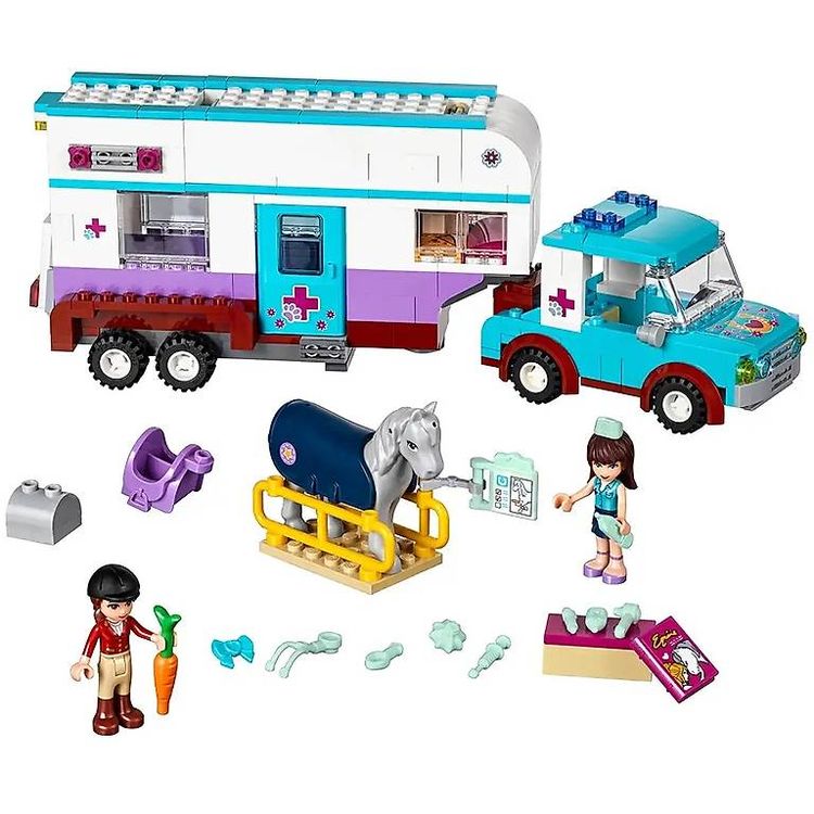 LEGO Friends 41125 - Pferdeanhänger und Tierärztin (Gebraucht) in ...