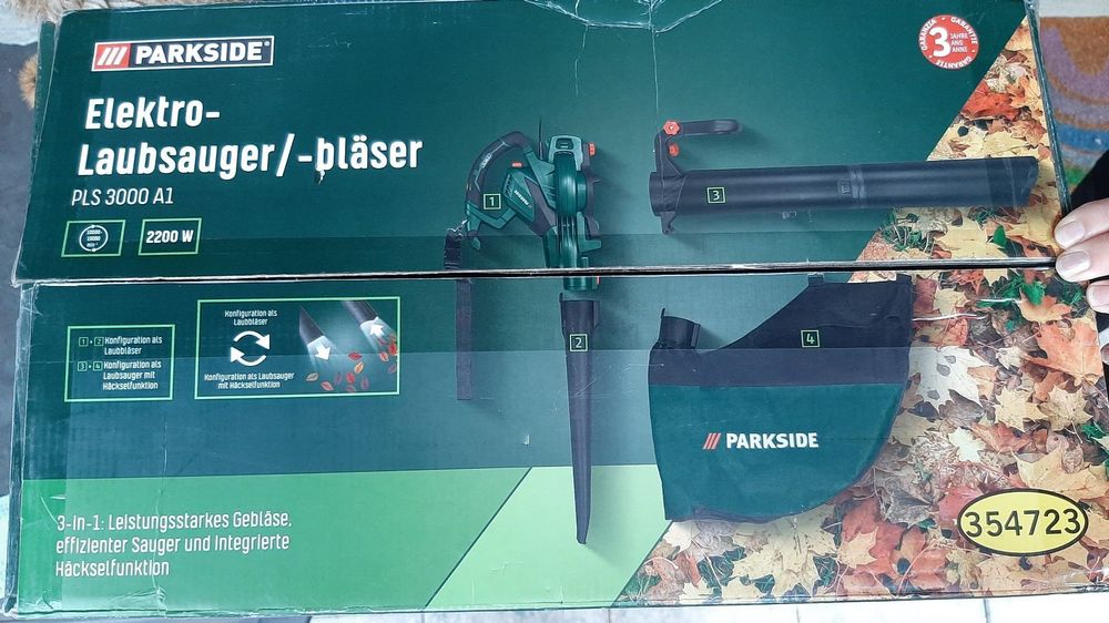 Elektro Laubsauger / Laubbläser Parkside PLS 3000 A1 | Kaufen auf Ricardo
