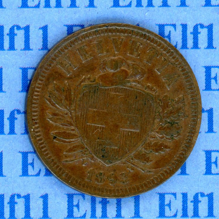 CHF___0.02 1893 vz-unz 2 Rappen (Gebraucht) in Widnau für CHF 15 – mit Lieferung auf Ricardo kaufen