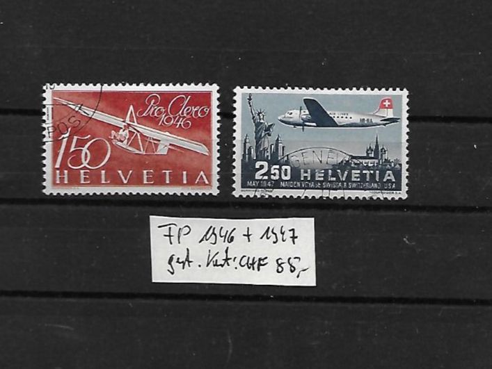 FP 1946 + 1947 gest. Kat: CHF 85.- (Gebraucht) in Basel für CHF 3 – mit Lieferung auf Ricardo kaufen