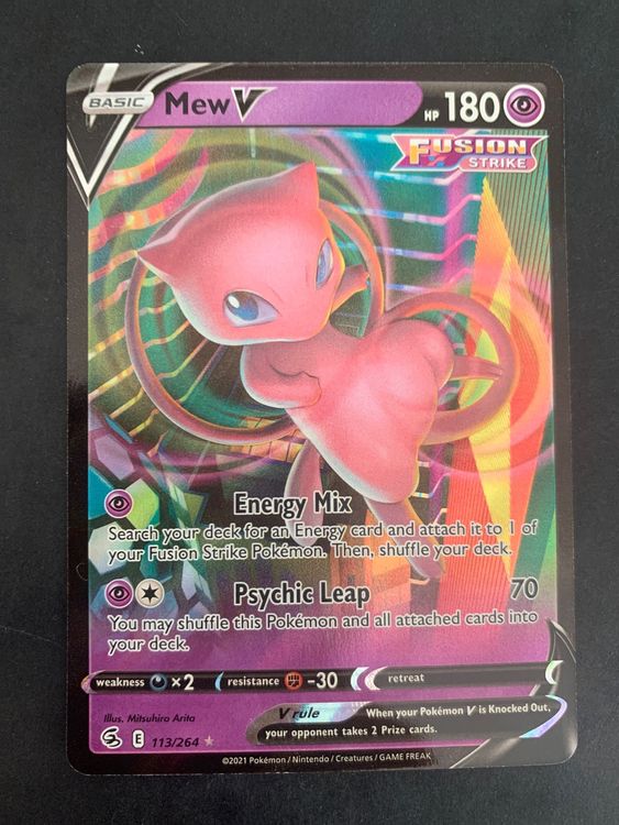 Mew v 113/264 carte Pokémon | Kaufen auf Ricardo