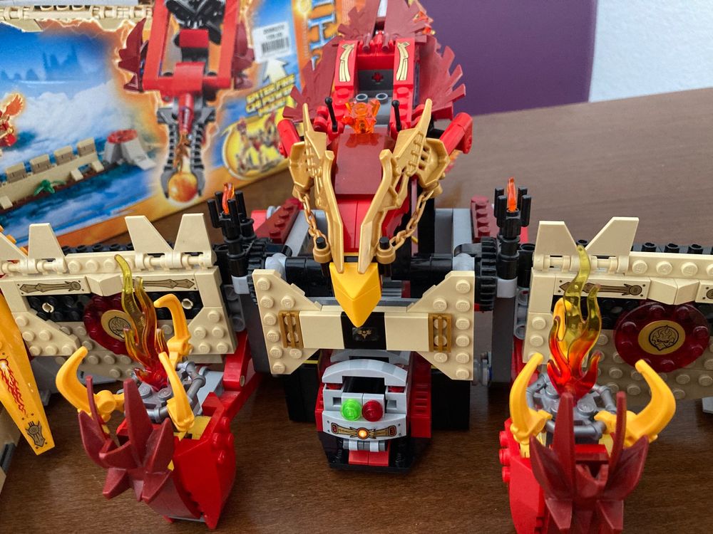 Lego Chima Flying Phoenix Fire Temple 70146 Figuren Box OVP | Kaufen ...