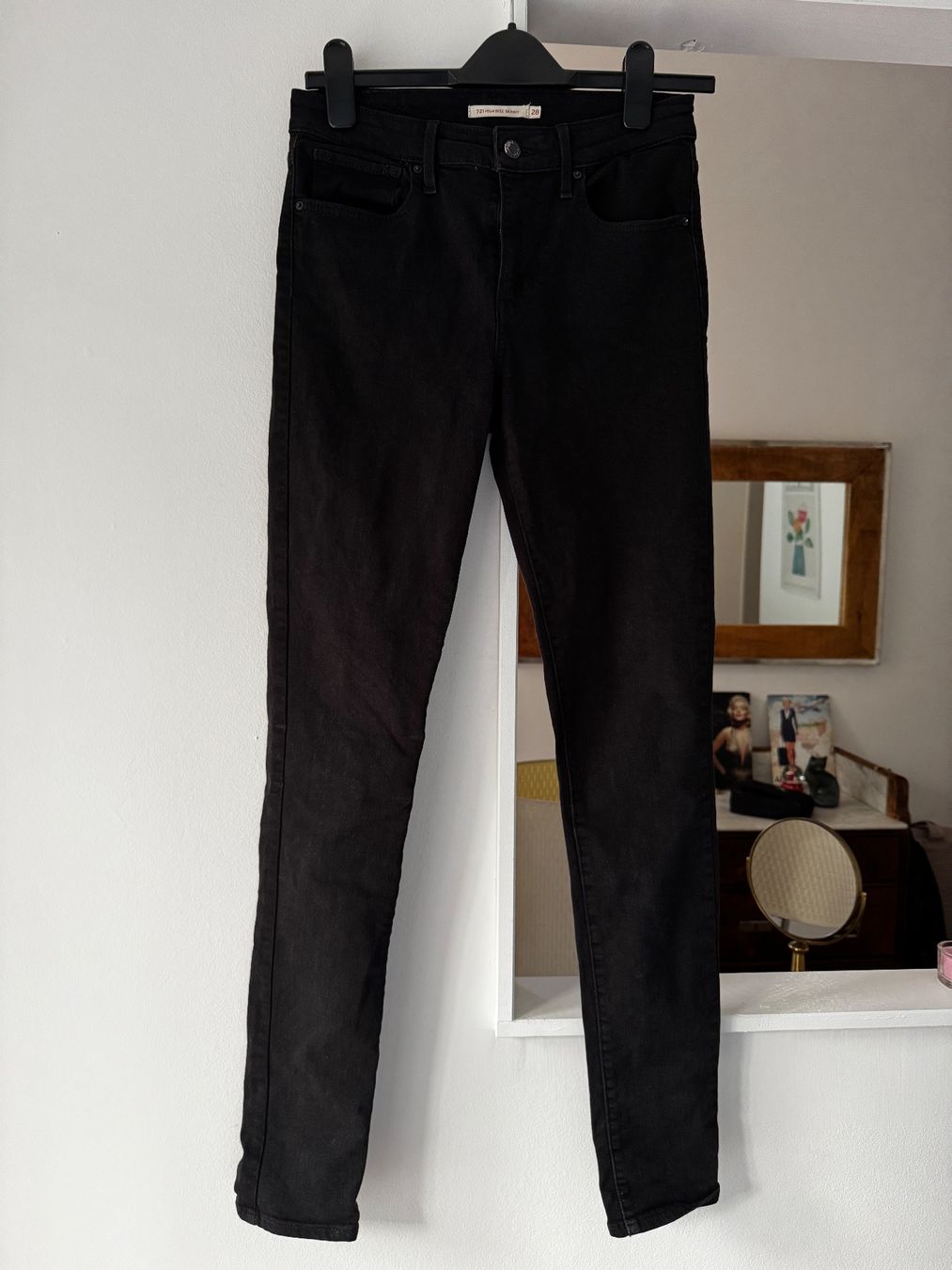 LEVIS jean noir 721 high rise skinny W28 L34 (D'occasion) à Genève pour ...