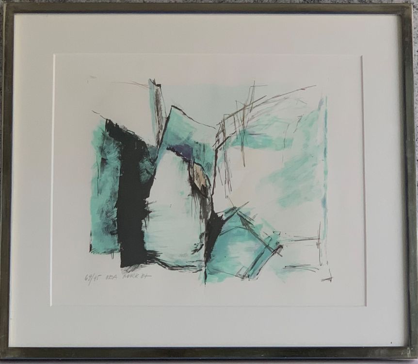 Dea Murk (1932-2003) grosses Lithographie Handsigniert (Gebraucht) in ...