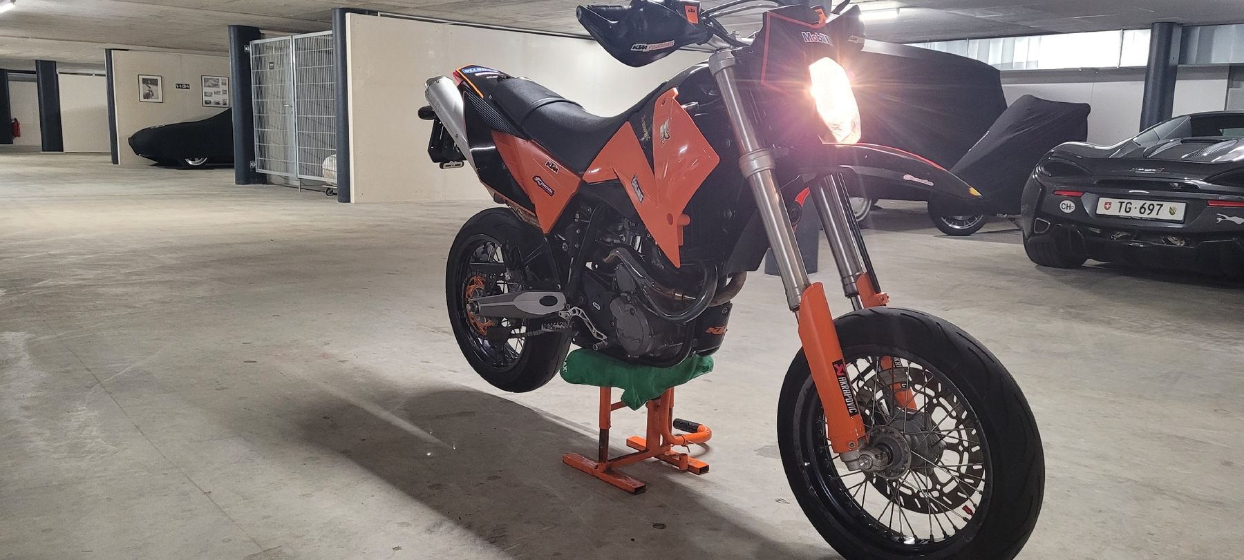 ktm 640 lc4 sumo frisch ab Service und Motorrevision 40 kw (Gebraucht ...