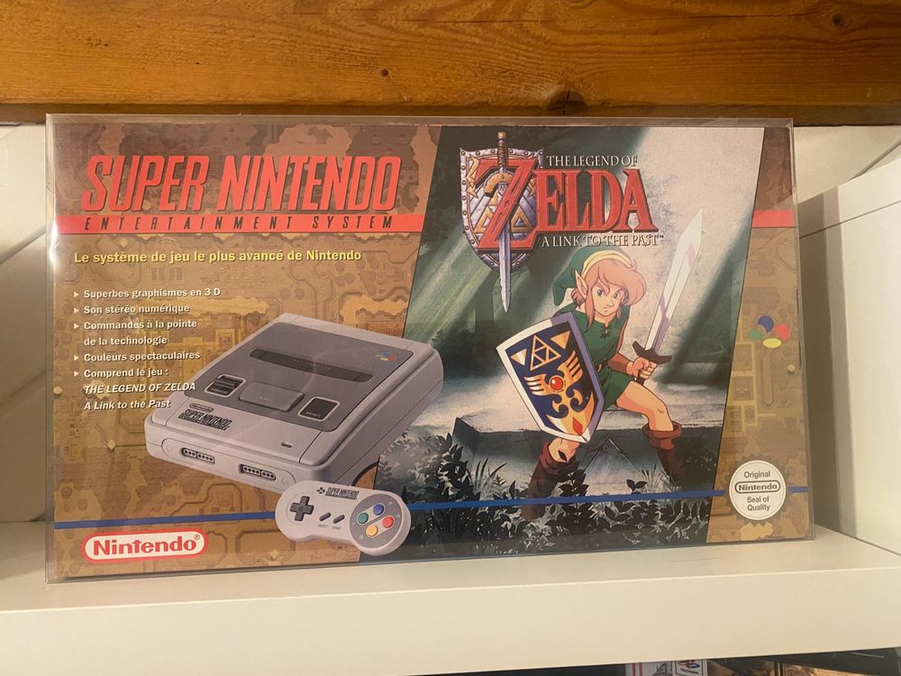 Zelda A Link to the past - custom box SNES (D'occasion) à glovelier ...