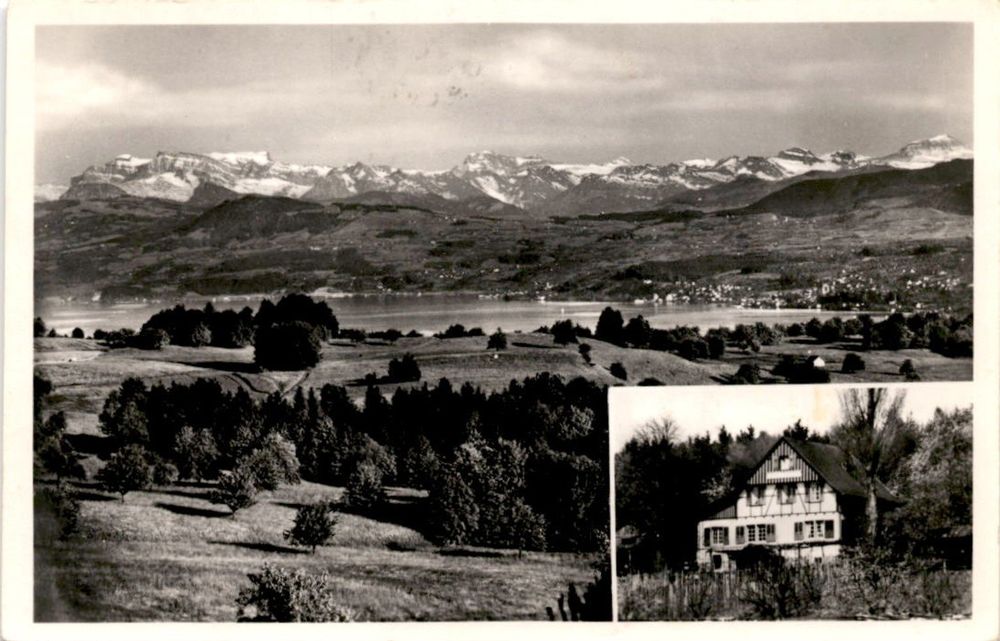 Herrliberg ZH Buech Restaurant 2 Bildk. Nr.2494 , 1950 (Gebraucht) in ...